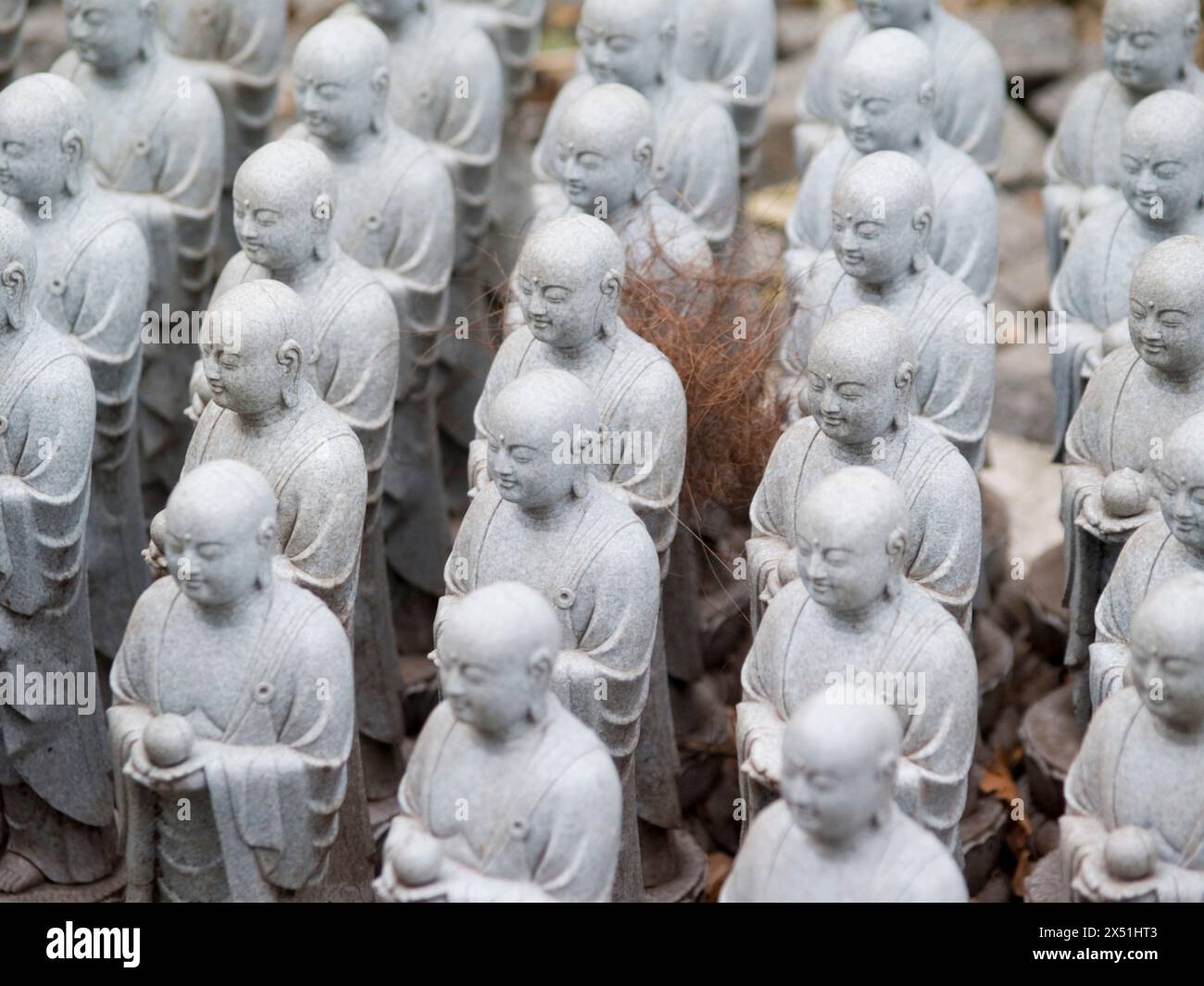 Hunderds of small statues commemorating stillborn and micarried ...