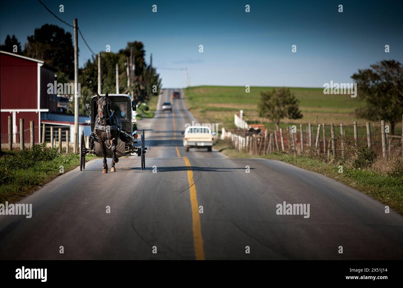 Landscape scene of Lancaster County, Pa Stock Photo - Alamy