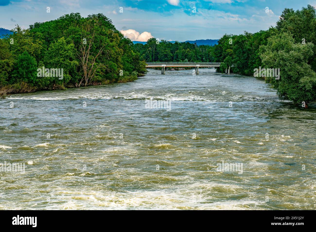 River after some days of heavy rain. Normal exposure, no smoothing of ...