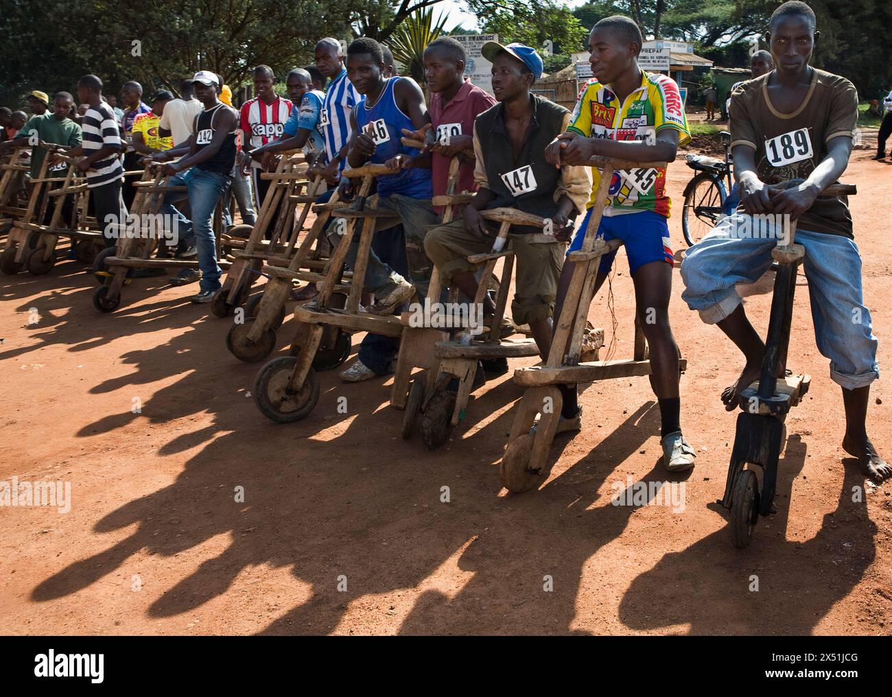 Wooden Bike Classic Racers Stock Photo - Alamy