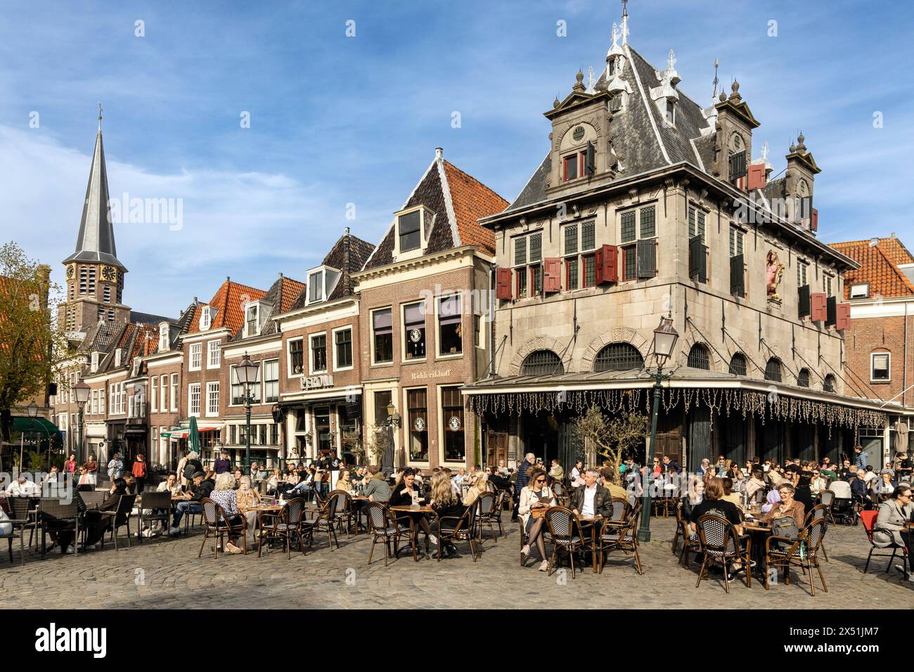 The Red Square in Hoorn Holland Stock Photo - Alamy