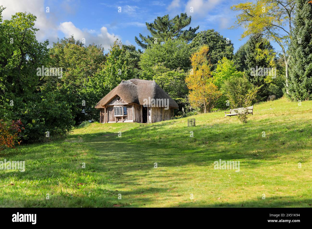 The Bear’s hut at Killerton House, an 18th-century house in Broadclyst ...