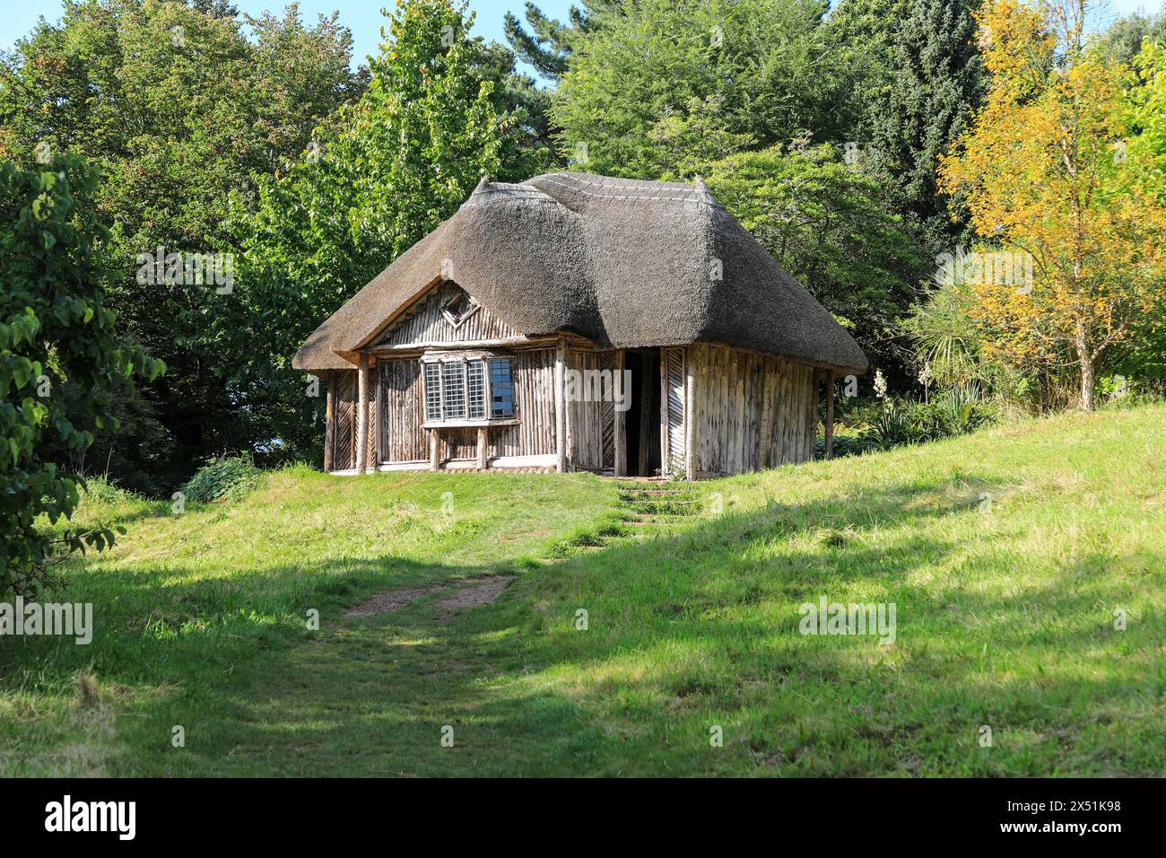 The Bear’s hut at Killerton House, an 18th-century house in Broadclyst ...