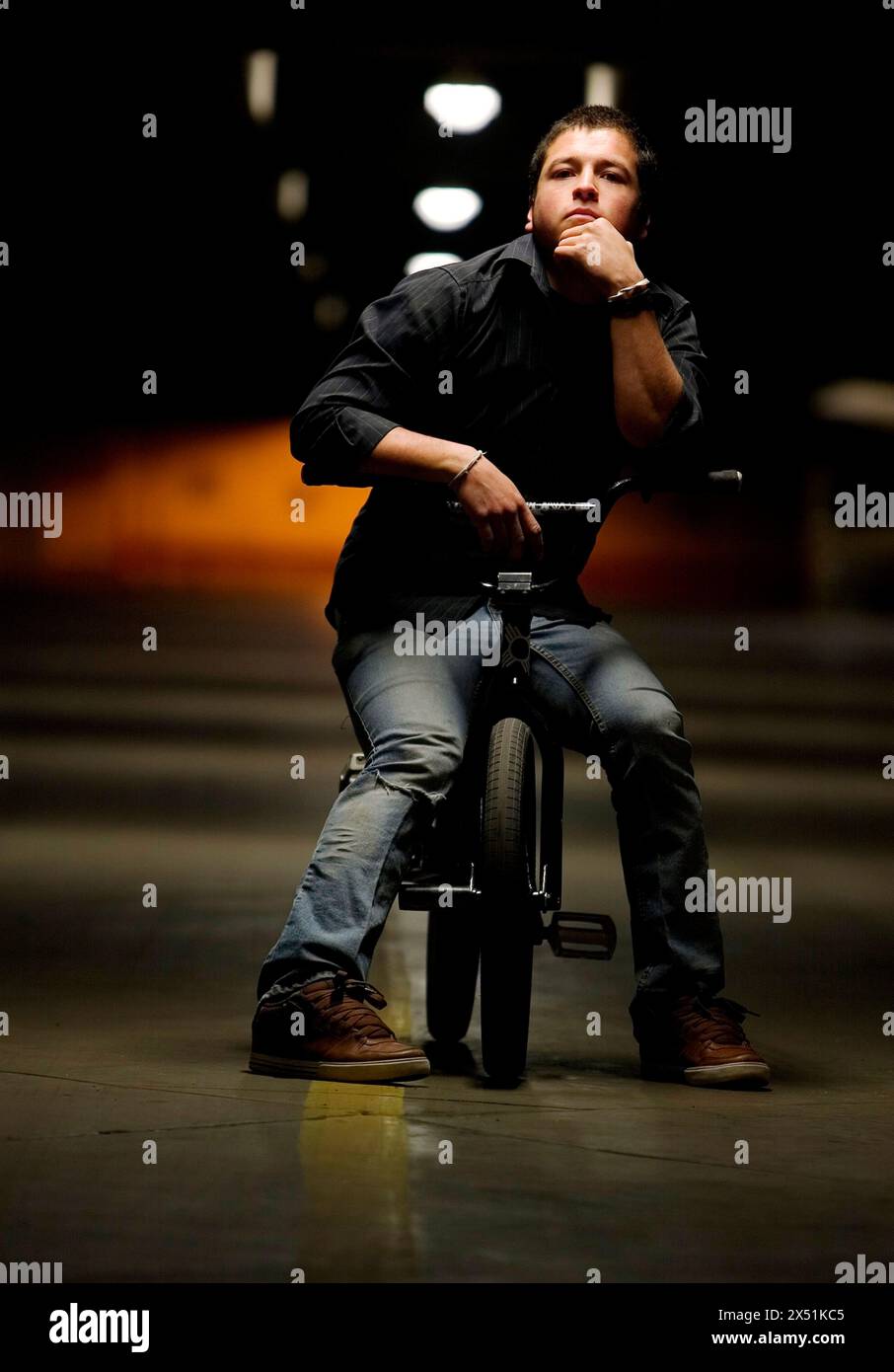 BMX rider portrait Stock Photo - Alamy