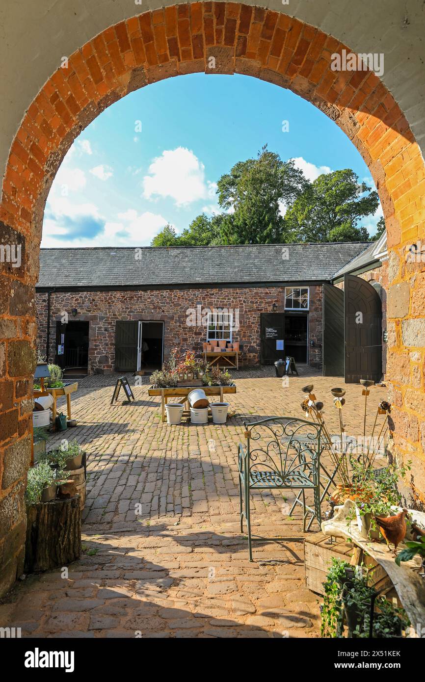 The Courtyard at Killerton House, an 18th-century house in Broadclyst ...
