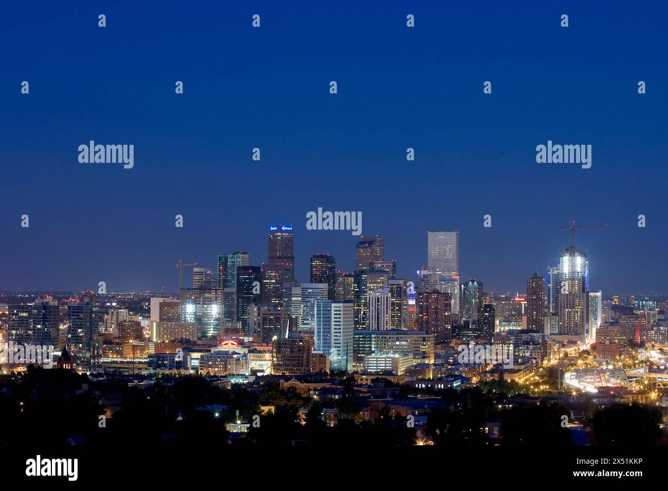 Downtown denver skyline on hi-res stock photography and images - Alamy
