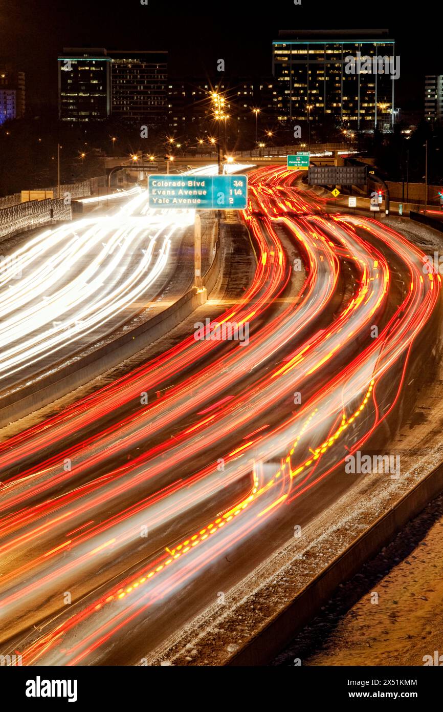 Denver street view hi-res stock photography and images - Alamy