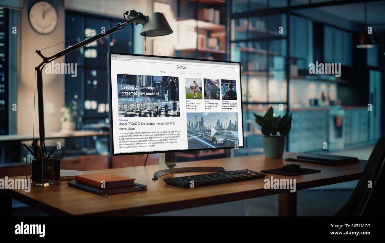 Shot desktop computer latest hi-res stock photography and images - Alamy