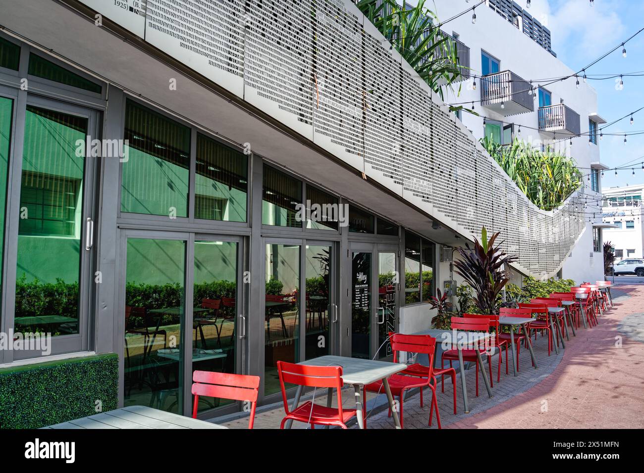 Miami, Florida - April 3, 2024: The Alley Pizzeria features The Betsy ...