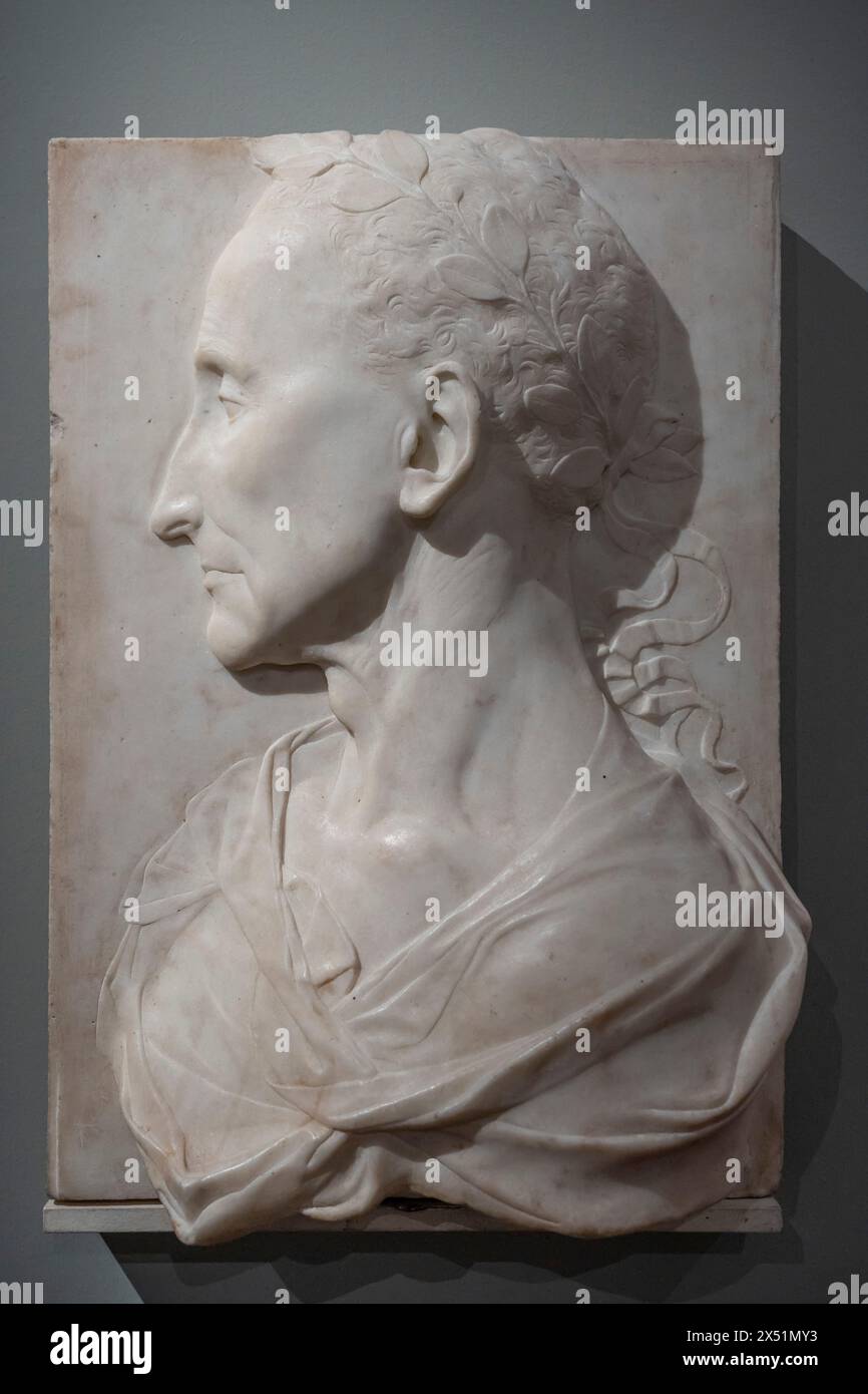 Paris, France - 04 20 2024: Julius Caesar sculpted by Desiderio Da ...