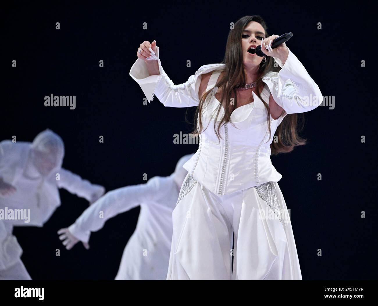 Malmo, Sweden. 06th May, 2024. Iolanda representing Portugal with the ...