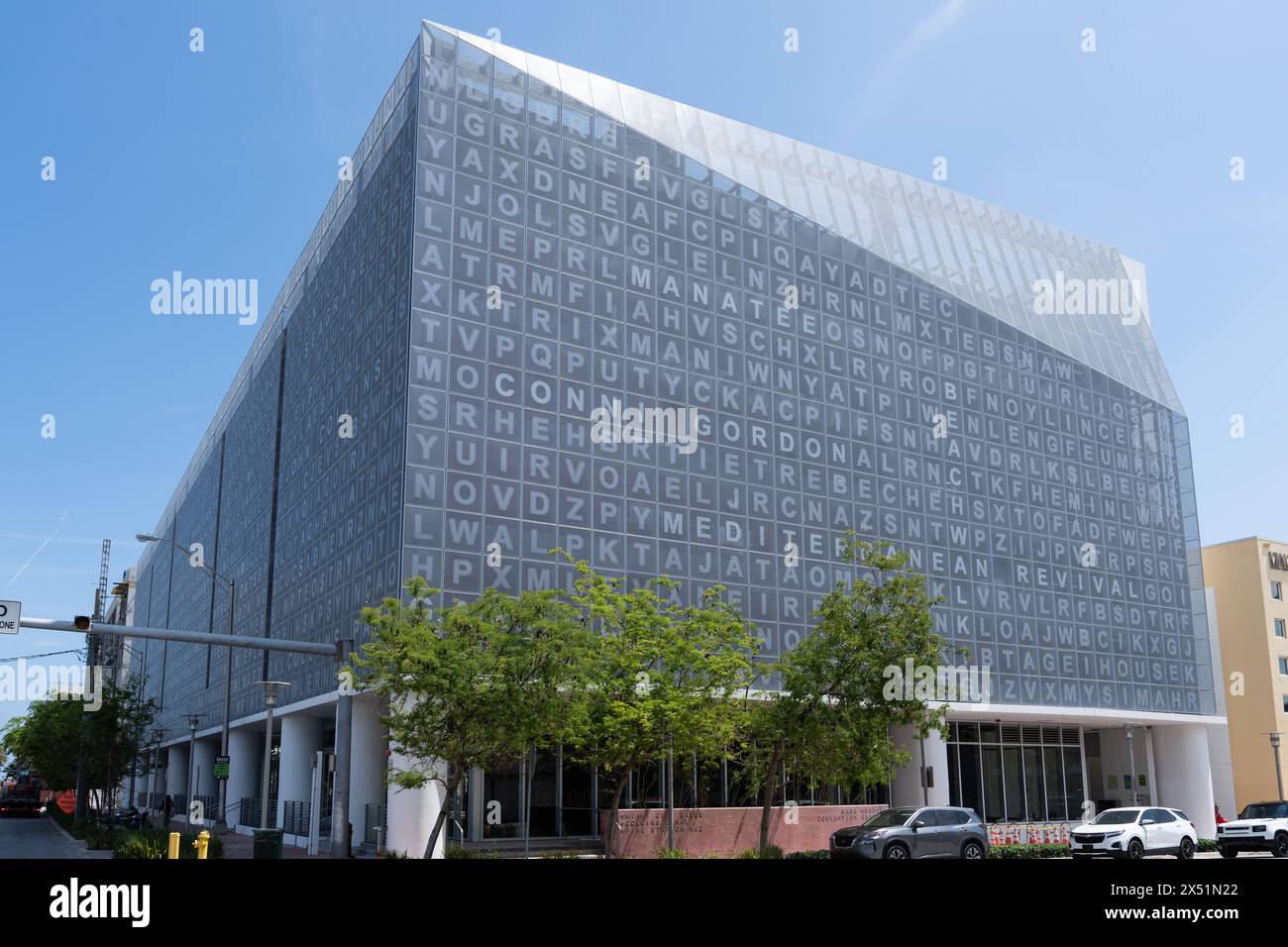 Miami, Florida - April 2, 2024: Collins Park Garage in Miami Beach ...