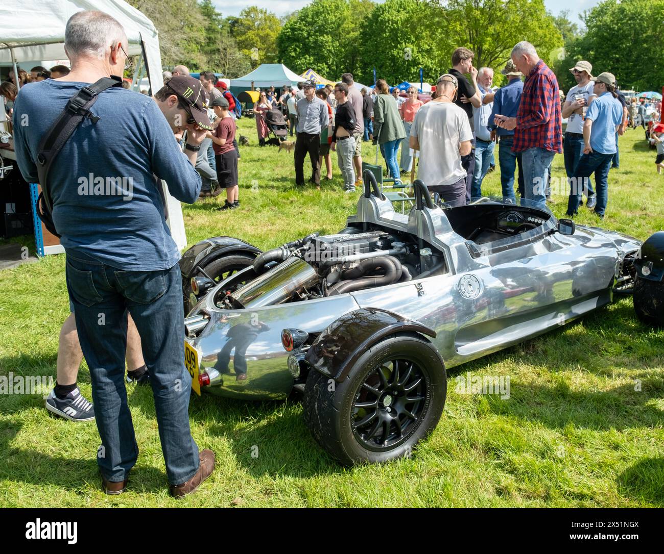 Earsham, Norfolk, UK – May 05 2024. Kit racing car on public display at ...