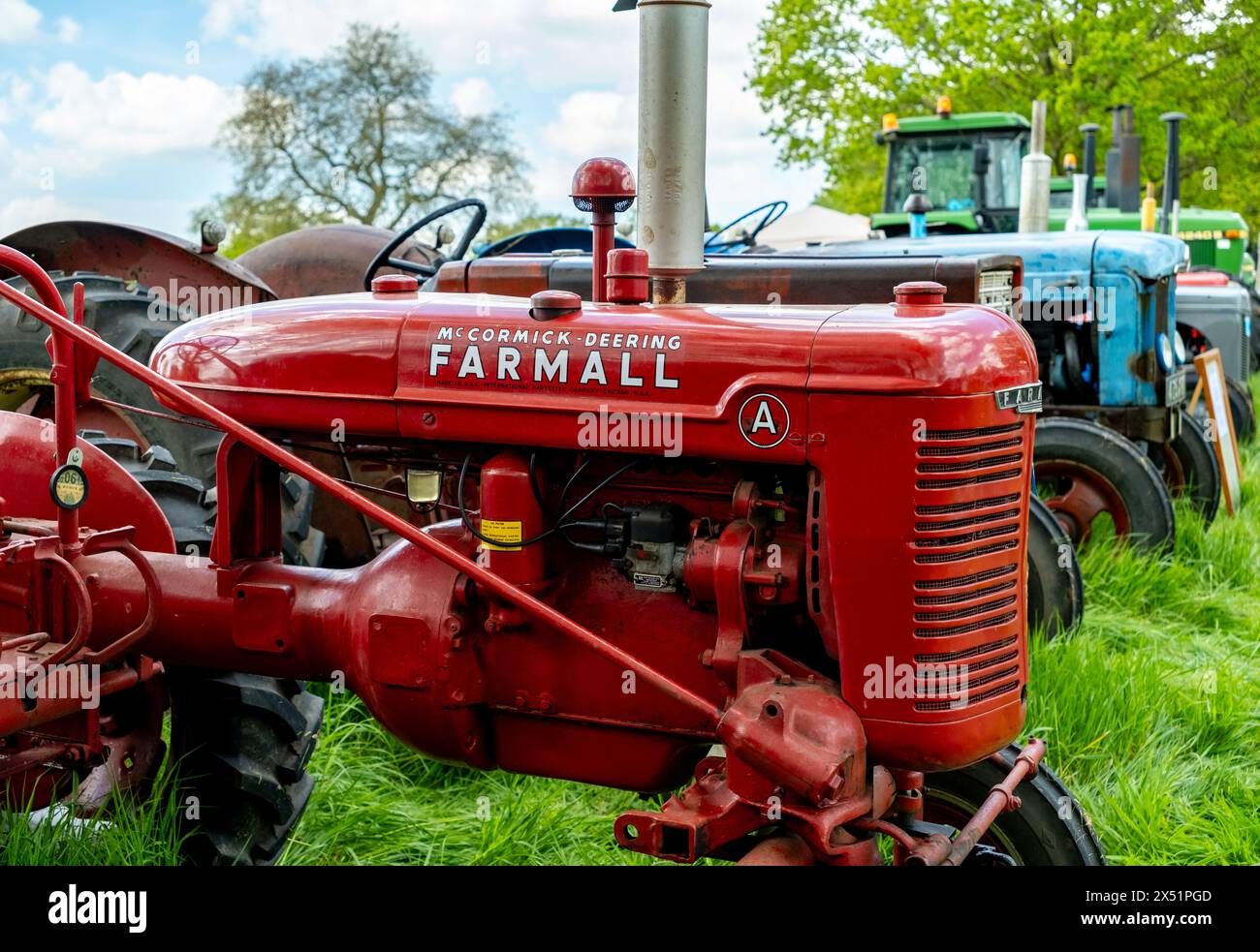 Earsham, Norfolk, UK – May 05 2024. Vintage McCormick-Deering Farmall ...