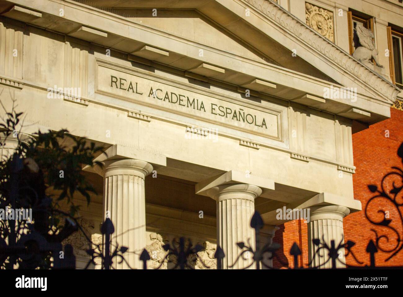 Madrid, Spain. May 1, 2024 Royal Spanish Academy. 'Real Academia ...