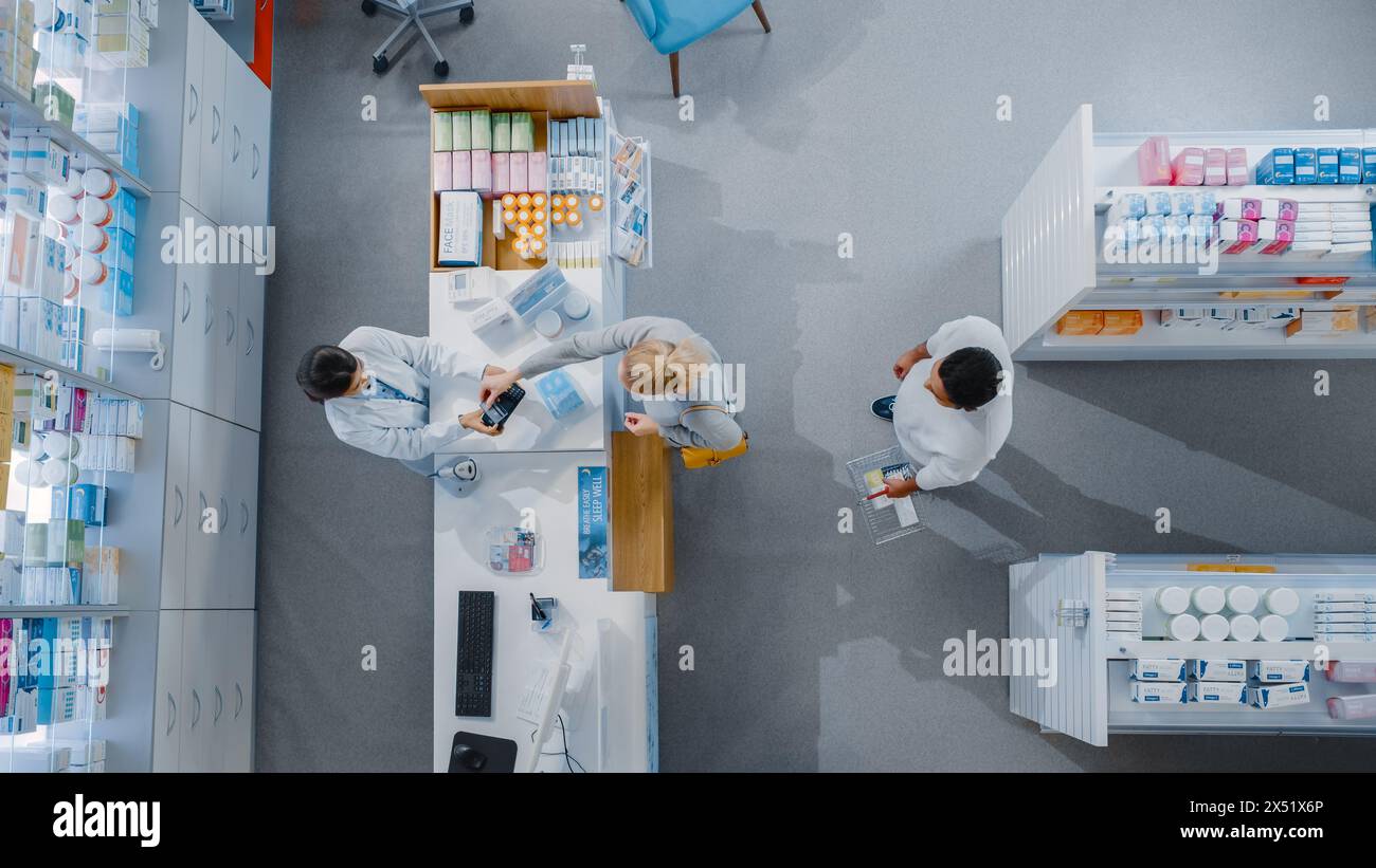 Checkout counter top down hi-res stock photography and images - Alamy