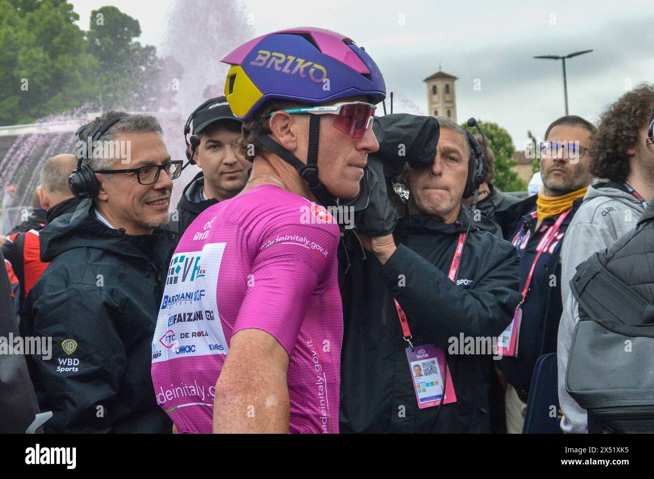 Fossano, Italy. 06th May, 2024. Filippo Fiorelli after Stage 3 - Novara ...