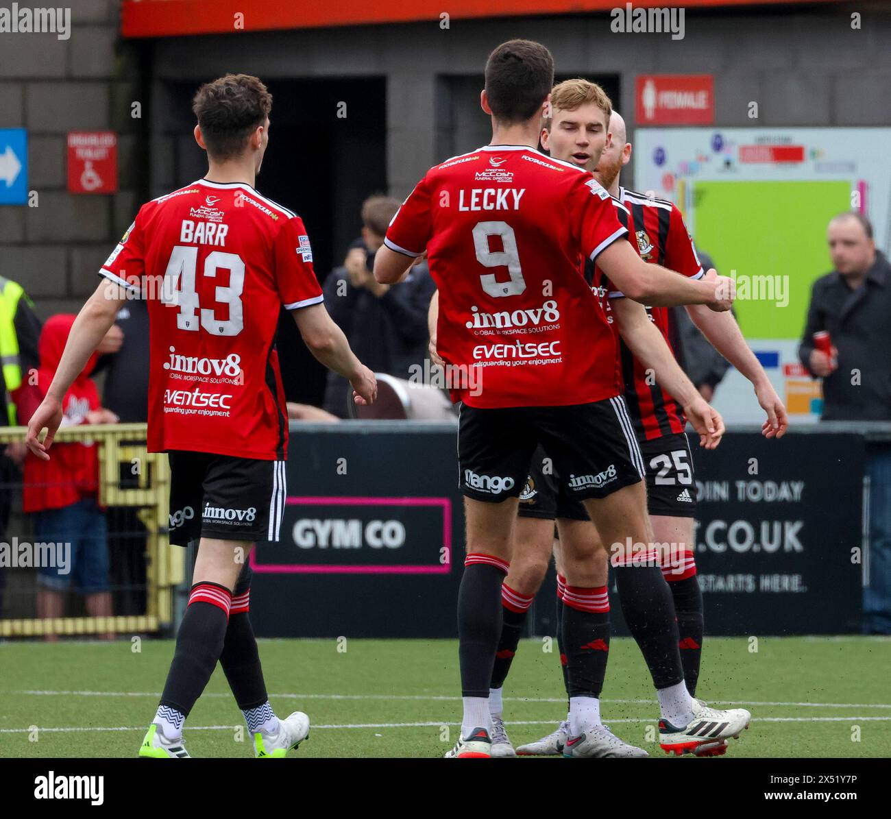 Seaview Stadium, Belfast, Northern Ireland, UK. 06th May 2024. NIFL ...