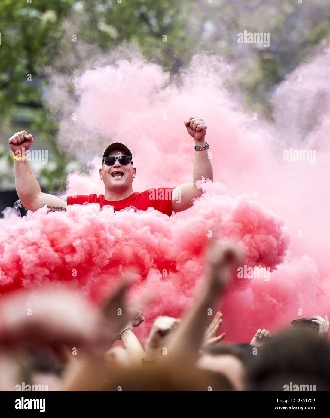 Eindhoven, Netherlands. 06th May, 2024. EINDHOVEN - PSV supporters ...