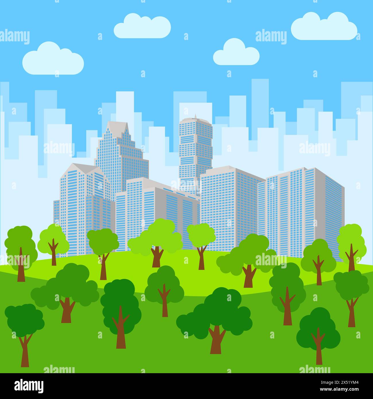 City park vector vectors Stock Vector Images - Alamy