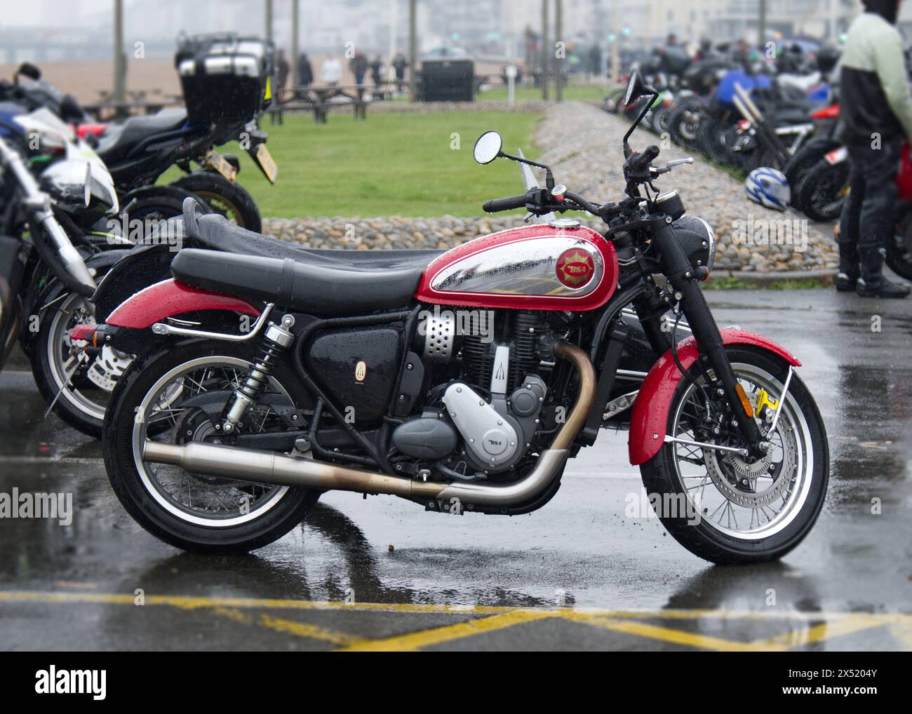 BSA Motorcycle, May Day Run, Hastings, UK Stock Photo - Alamy