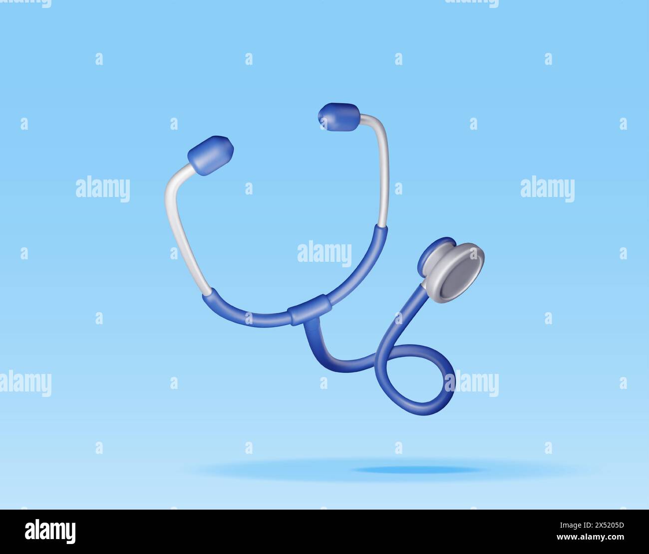 3d realistic medical stethoscope hi-res stock photography and images ...