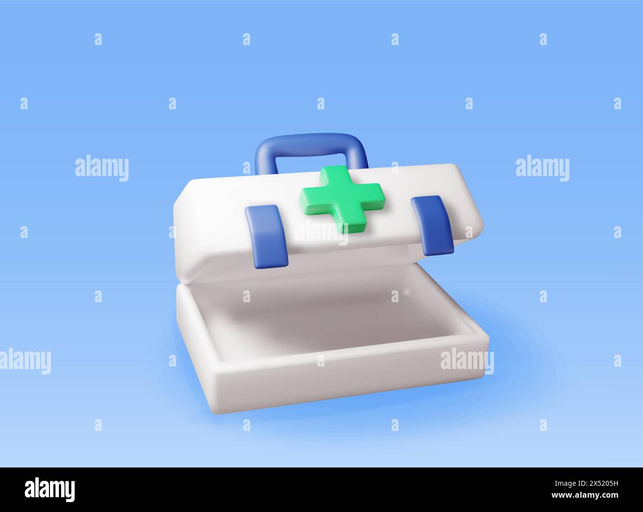 Open first aid box Stock Vector Images - Alamy