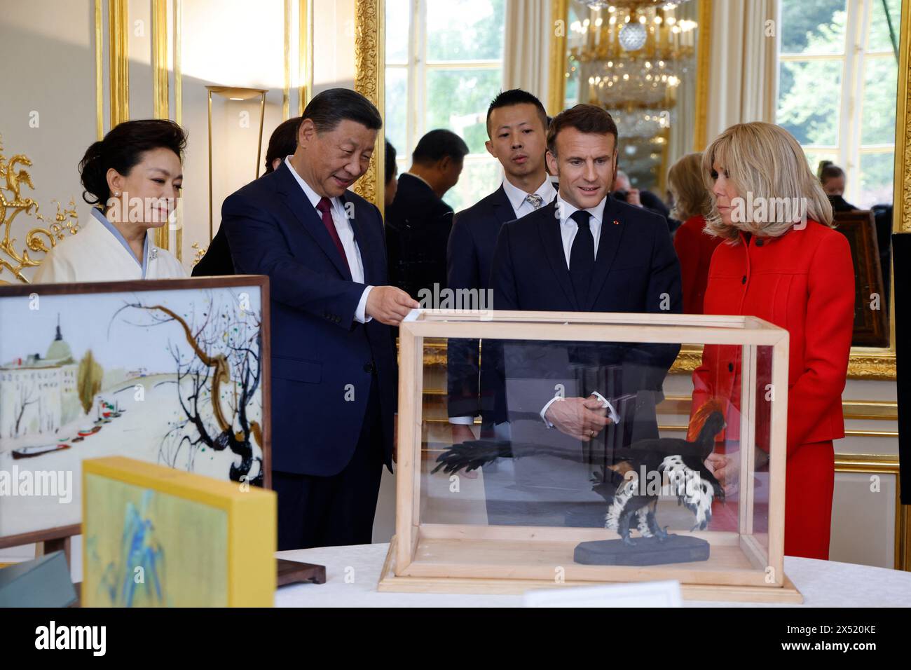 Paris, France. 06th May, 2024. China's First Lady Peng Liyuan looks on ...