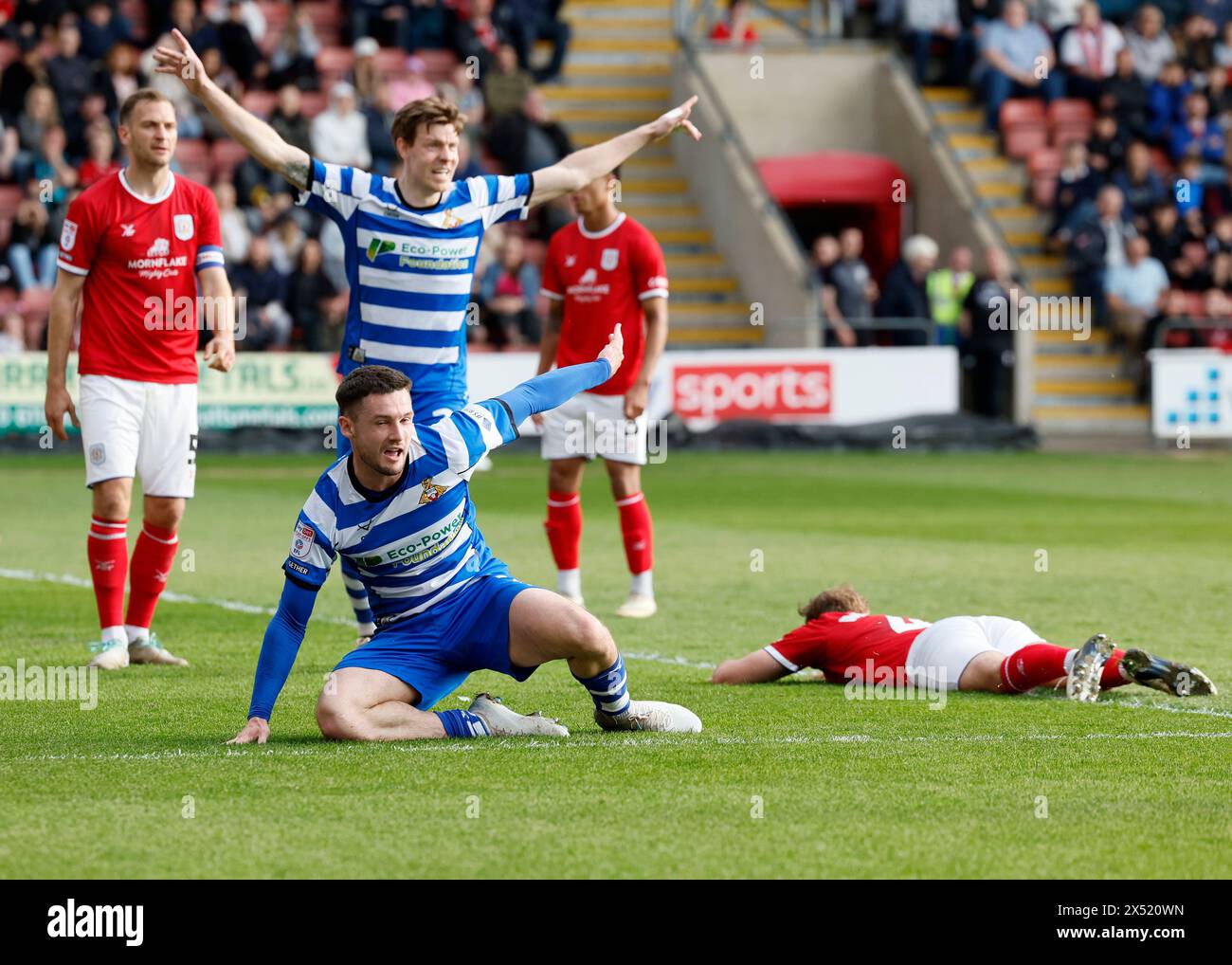 Doncaster Rovers Luke Molyneux celebrates after he scores the opening ...