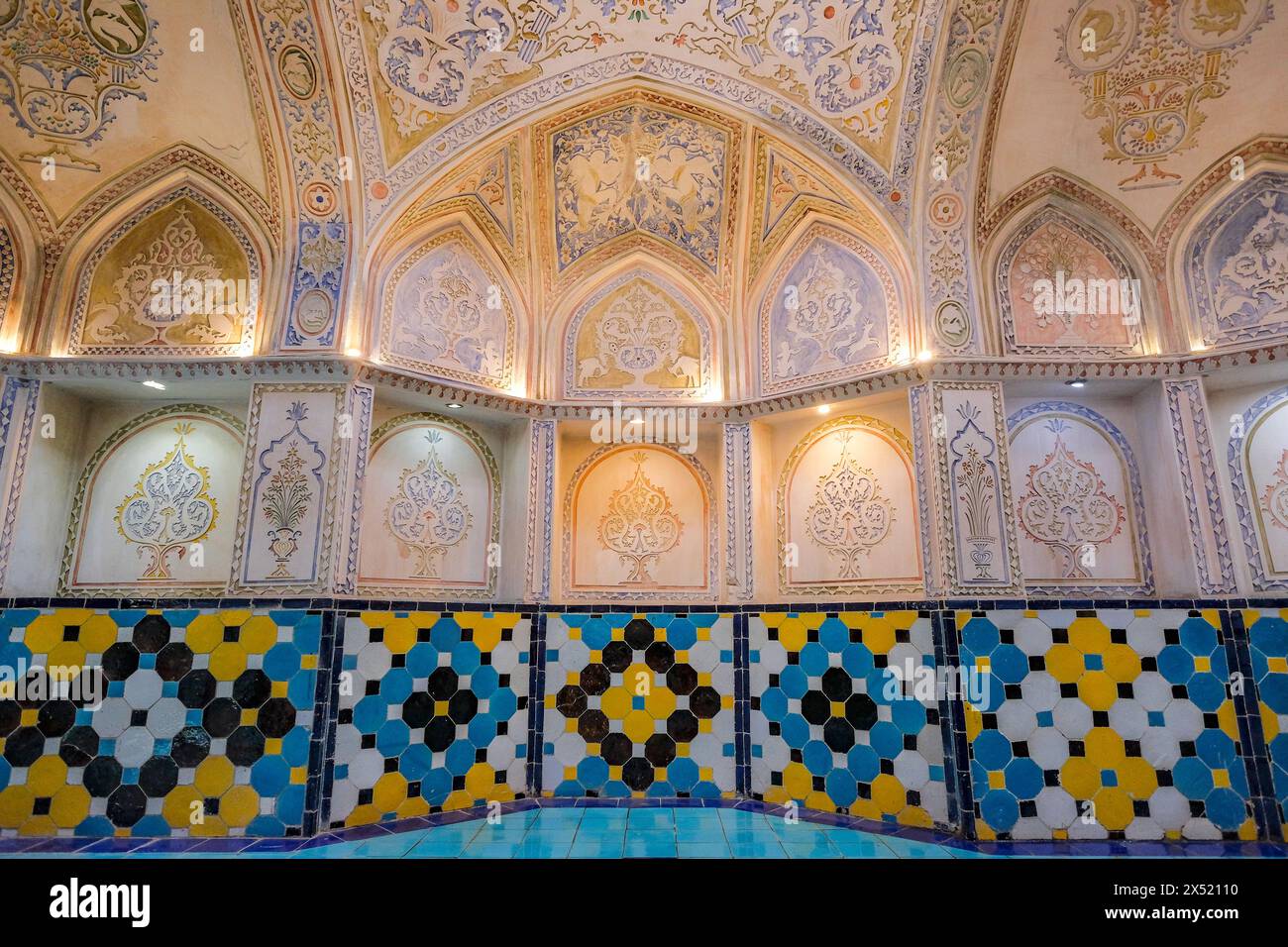 Kashan, Iran - April 3, 2024: Sultan Amir Ahmad Bathhouse, also known ...