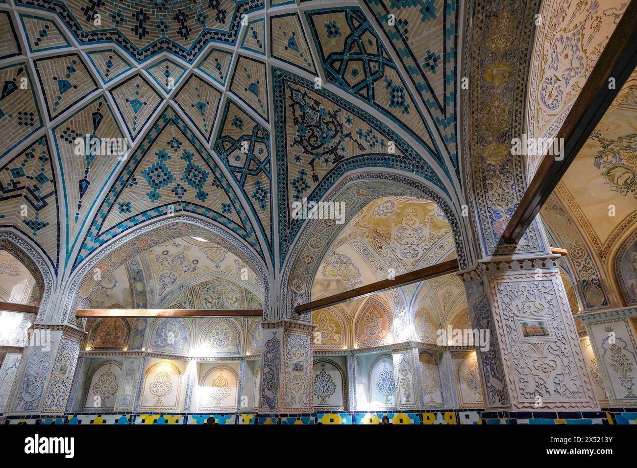 Kashan, Iran - April 3, 2024: Sultan Amir Ahmad Bathhouse, also known ...
