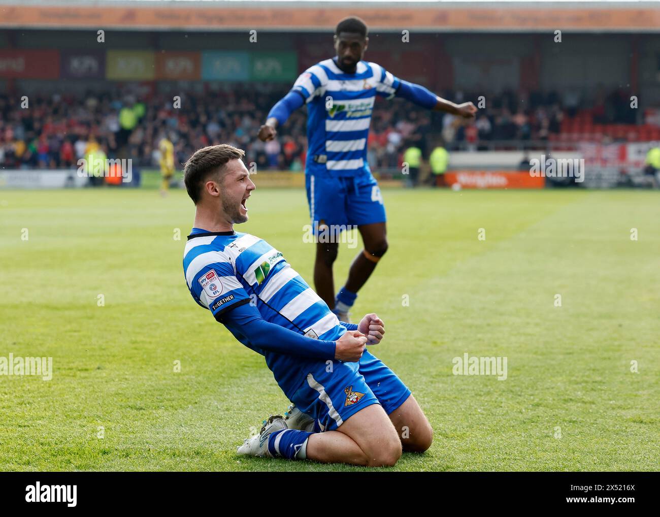 Doncaster Rovers Luke Molyneux celebrates after he scores the opening ...