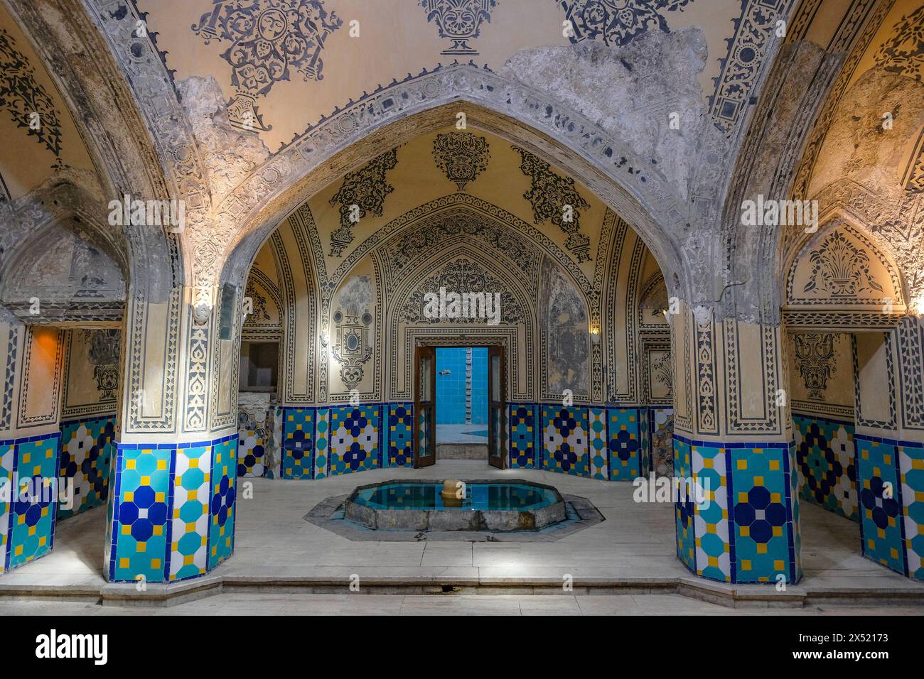 Kashan, Iran - April 3, 2024: Sultan Amir Ahmad Bathhouse, also known ...