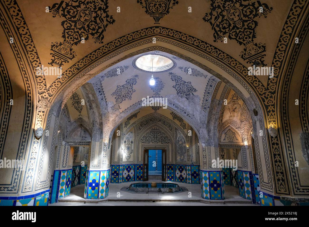 Kashan, Iran - April 3, 2024: Sultan Amir Ahmad Bathhouse, also known ...