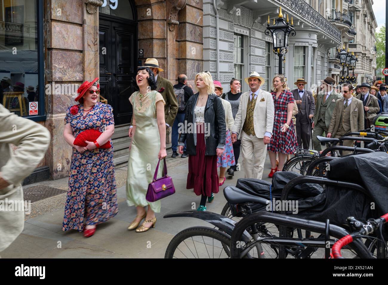 London, UK, 5th May 2024, The Fourth Grand Flaneur Walk took on Sunday ...