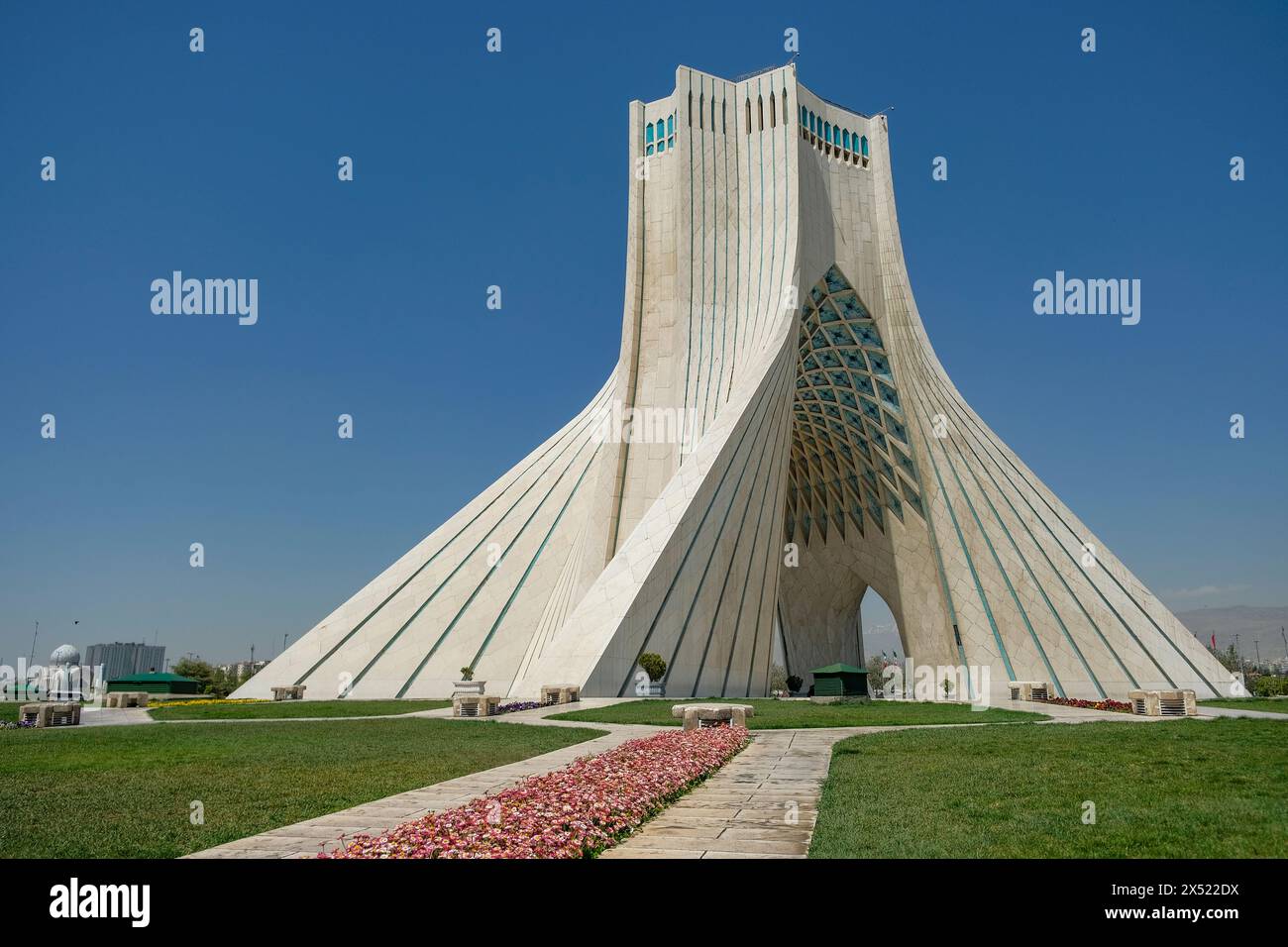 Tehran, Iran - April 9, 2024: Views of the Azadi Tower located in Azadi ...