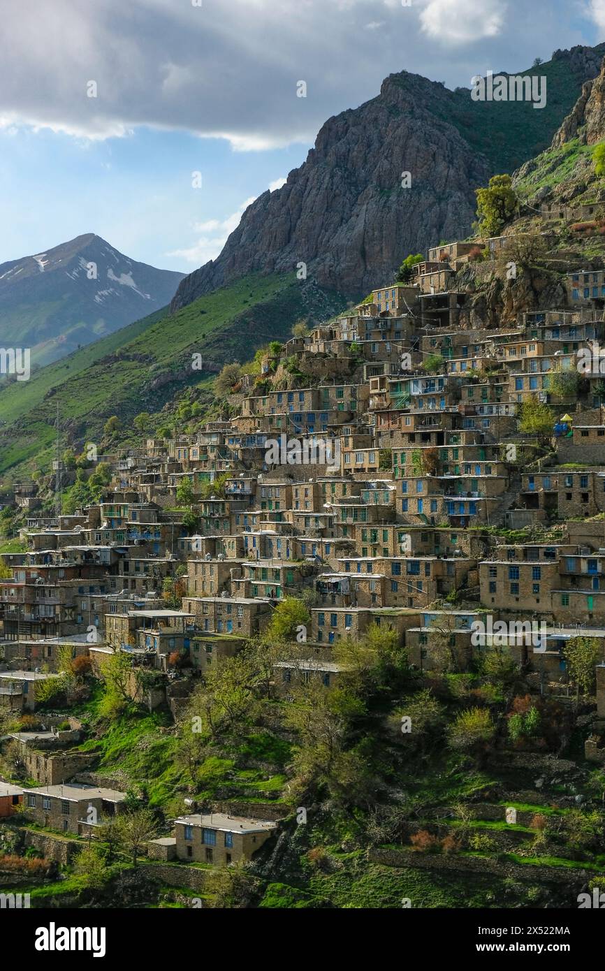 Uraman Takht, Iran - April 17, 2024: Views of the Uraman Takht in ...