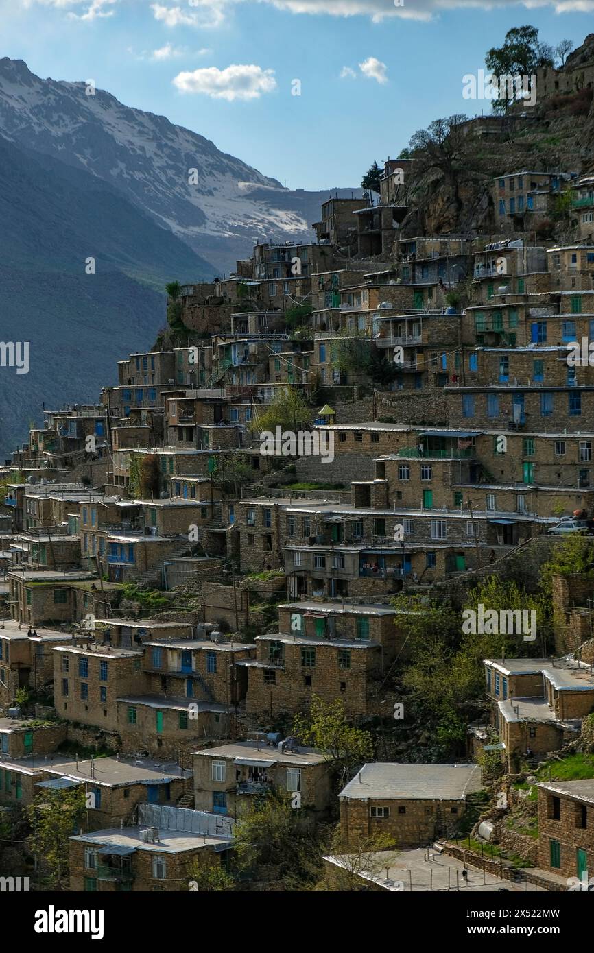 Uraman Takht, Iran - April 17, 2024: Views of the Uraman Takht in ...