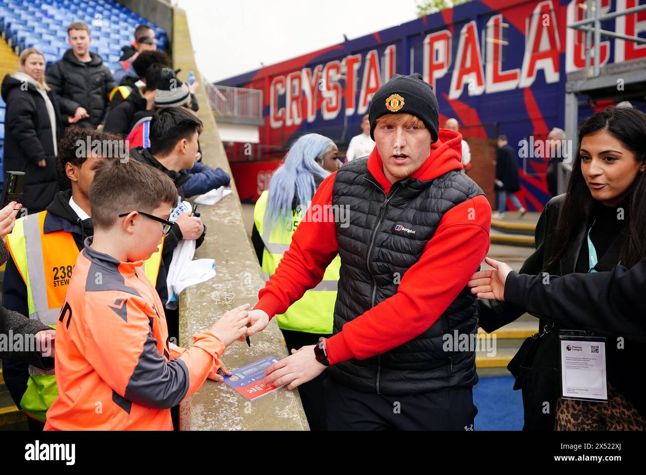 Youtuber Morgan Burtwistle, known as "Angry Ginge" ahead of the Premier ...