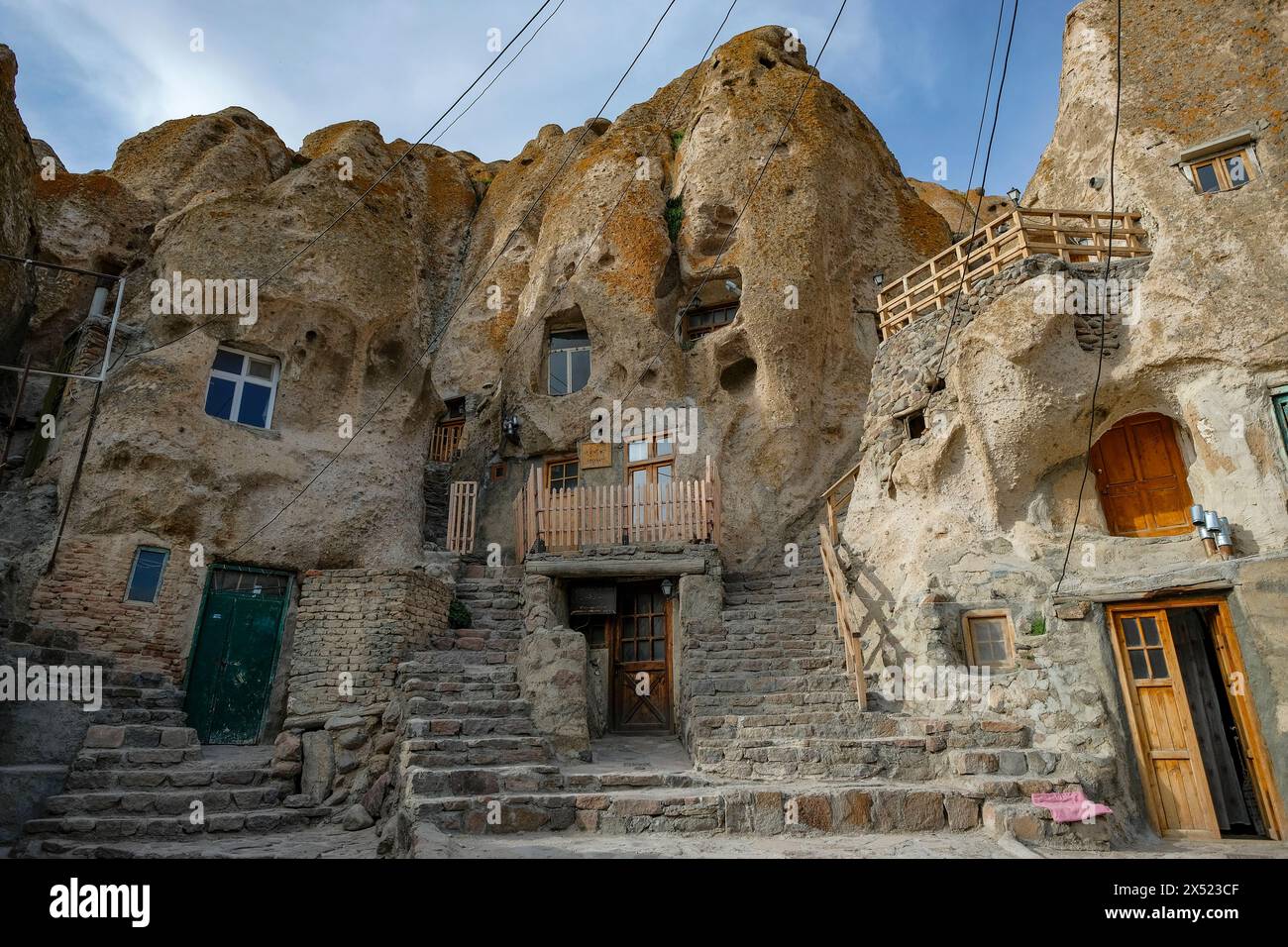 Kandovan, Iran - April 22, 2024: Views of Kandovan village, it is an ...
