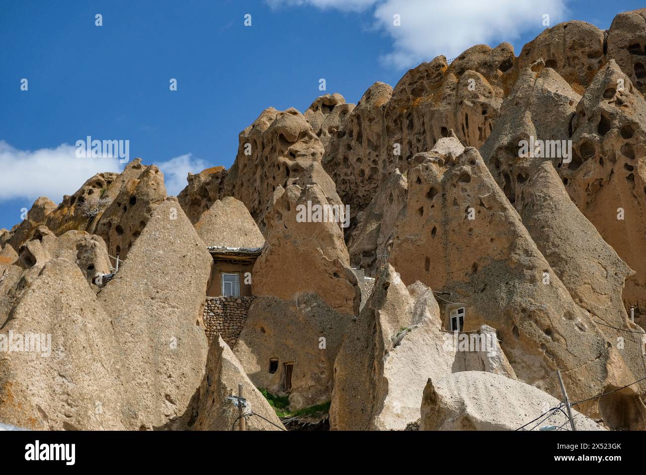 Kandovan, Iran - April 22, 2024: Views of Kandovan village, it is an ...