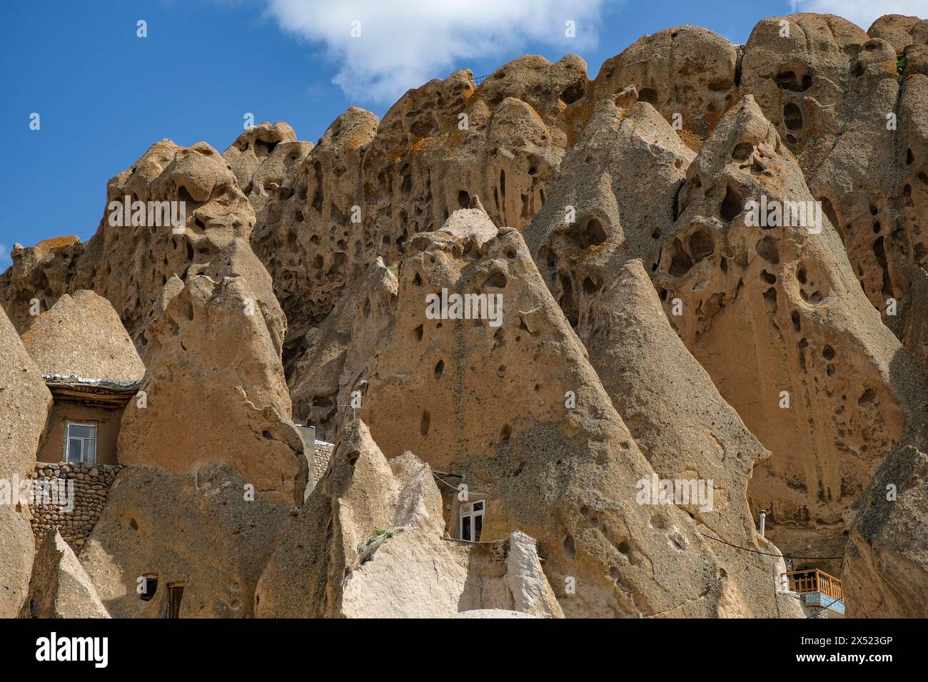 Kandovan, Iran - April 22, 2024: Views of Kandovan village, it is an ...
