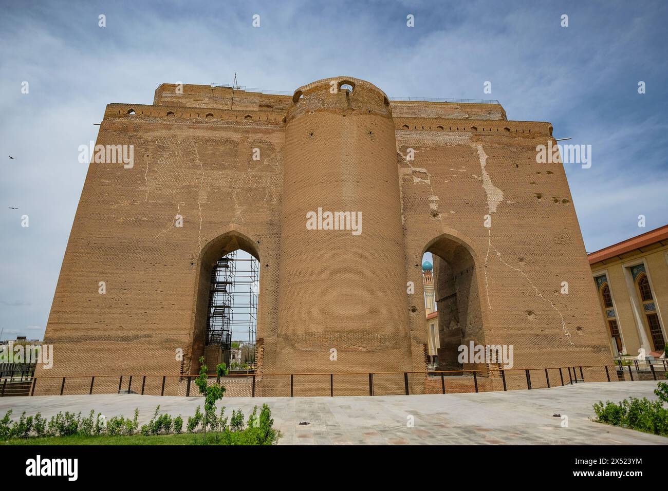 Tabriz, Iran - April 24, 2024: Arg of Tabriz also known as Arg Alishah ...