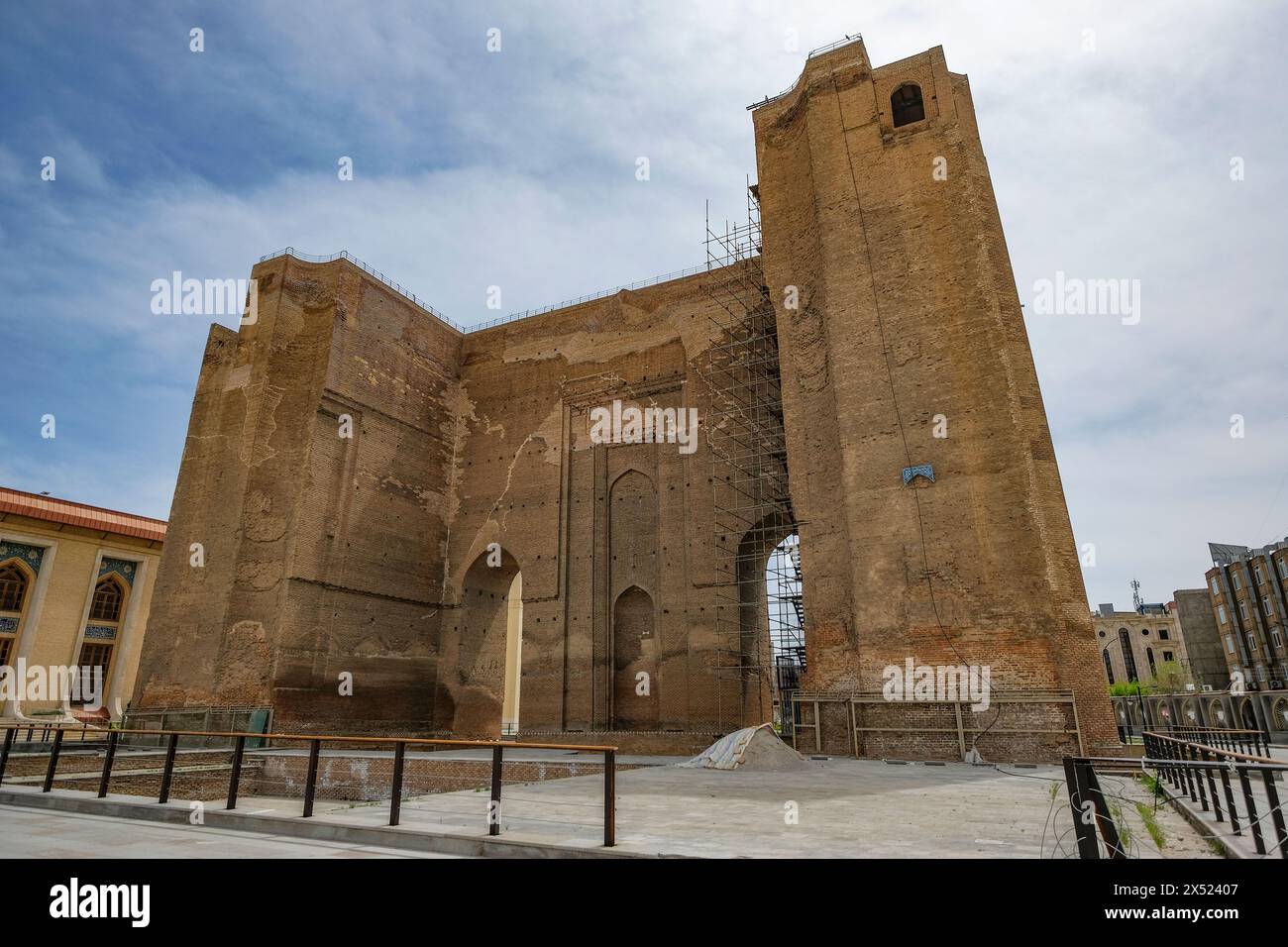 Tabriz, Iran - April 24, 2024: Arg of Tabriz also known as Arg Alishah ...