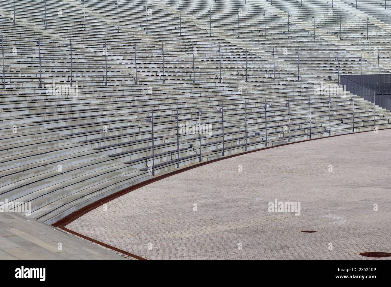 an outdoor stage with arched seating Stock Photo - Alamy