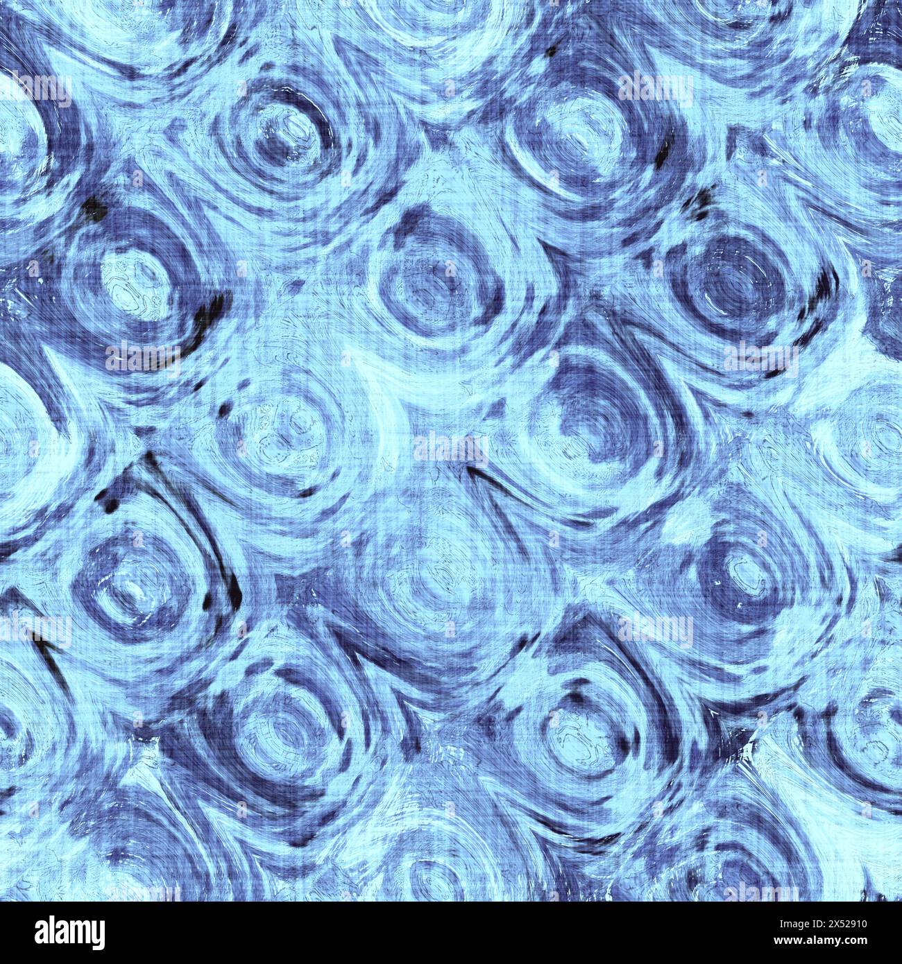 Summer blue dyed wave water pattern with broken linear blotch effect ...