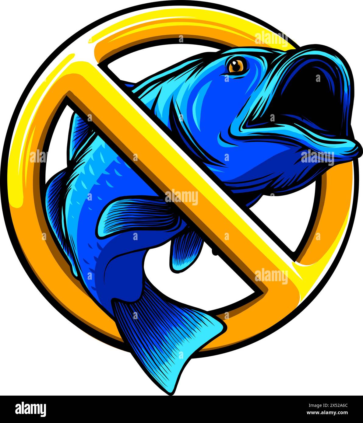 bass fish fishing vector illustration design isolated on white ...