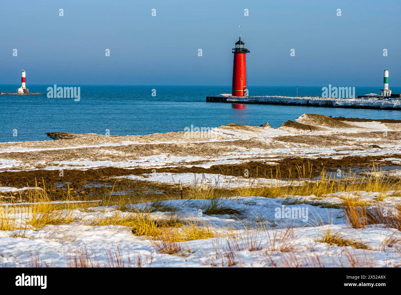 Lake Michigan Lighthouse Stock Photo - Alamy
