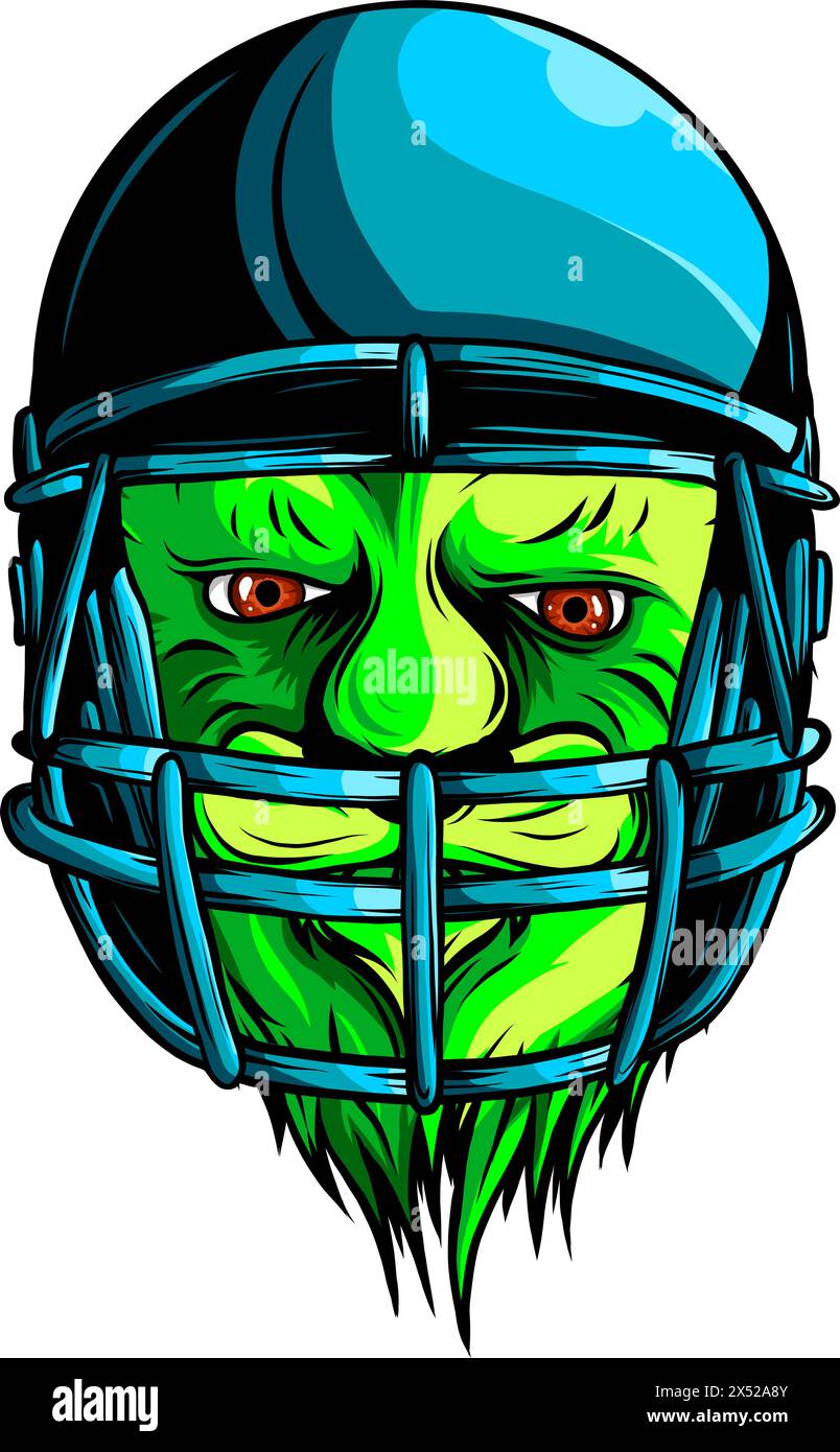 Wild lion Cool animal wearing rugby helmet on white background Stock ...