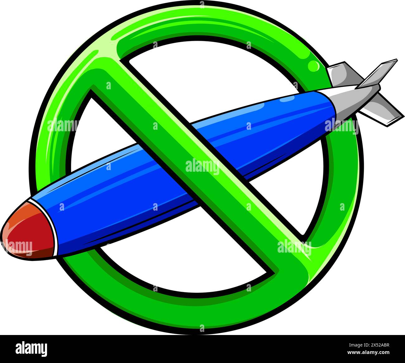 Rocket missile flying style vector illustration. Isolated image on ...